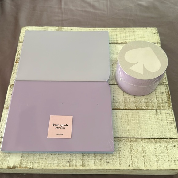 kate spade | Other | Kate Spade Purple Notes Office Set | Poshmark